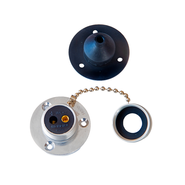 2-Pol Stecker DIN14690 für Feuerwehr und Nutzfahrzeuge – akku-laden24